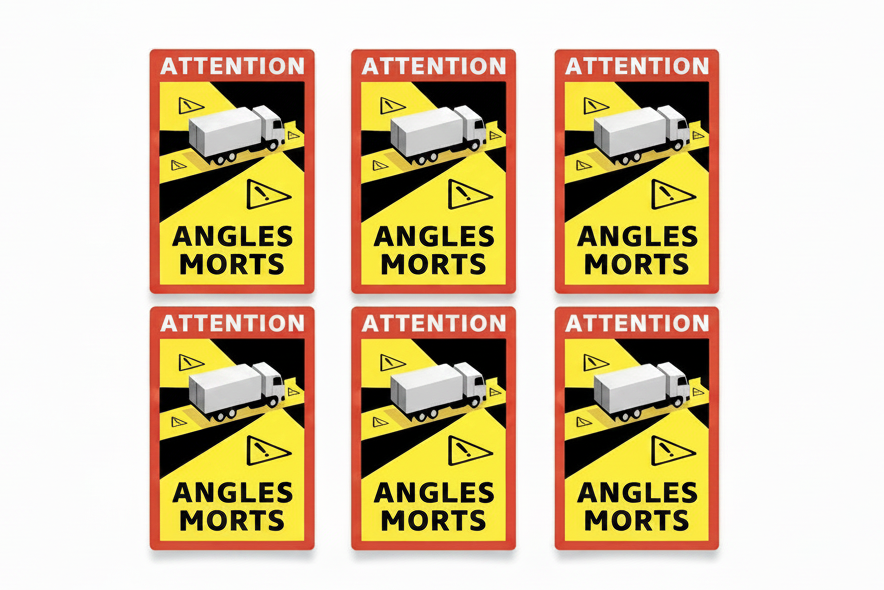 HGV, Coach, Truck & Trailer safety Signs & stickers. Bespoke available