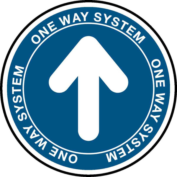 SYSTEM ONE WAY ONE WAY S SYSTEM ONE HE WAY SYSTEM| Floor Graphics, Size ...