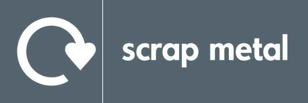 C scrap metal| Recycling, Recycling Metals, Size 300x100 Safety Sign