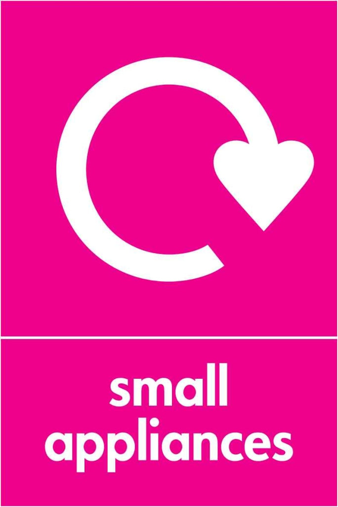 C small appliances| Recycling, Recycling Electrical, Size 300x100 ...