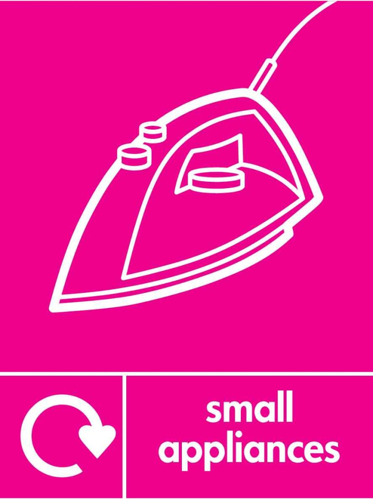 C small appliances| Recycling, Recycling Electrical, Size 300x100 ...